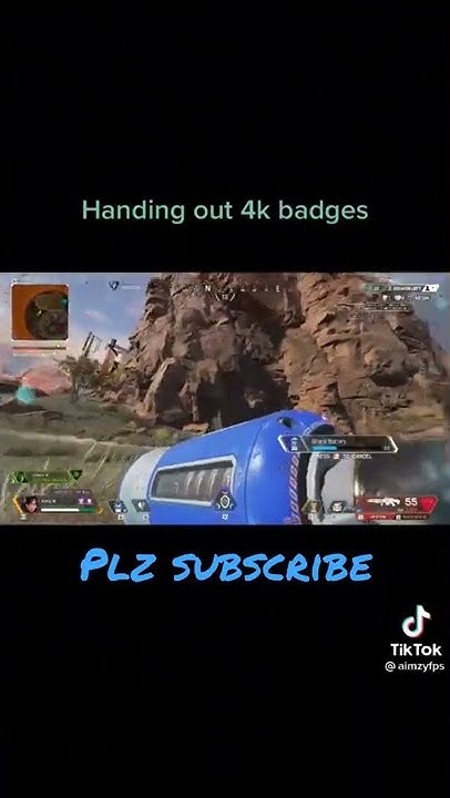 How to get 4k badge (Don't try this at home) 🤣🤣 #apexlegends #trending #shorts - YouTube