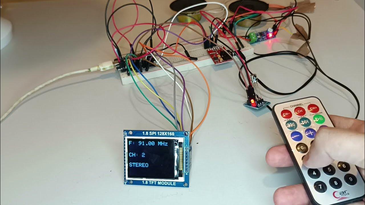 Build an ESP8266 FM Radio with Infrared Remote Control and TFT Display ...