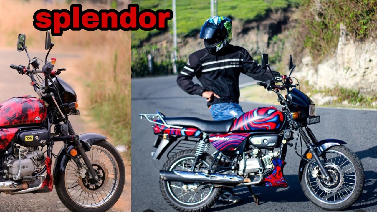 splendor bs6 modified Malayalam video🥰 - YouTube