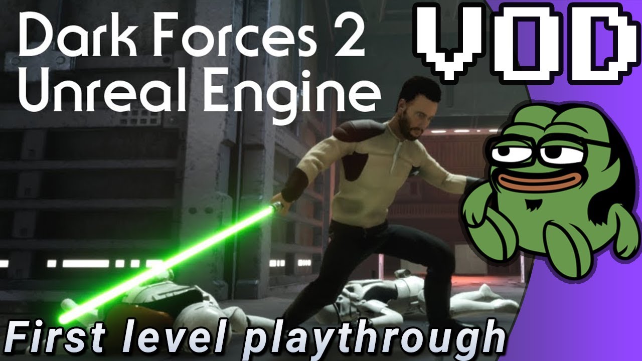 Murdoink plays Dark Forces 2 UE remake v1.0 first map - YouTube