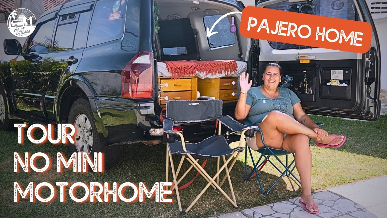 TOUR MINI MOTORHOME PAJERO FULL 4x4 DIESEL - YouTube