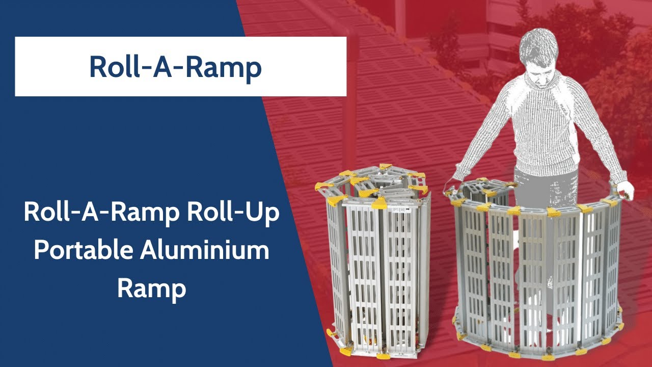 Roll-A-Ramp Roll-Up Portable Aluminium Ramp - YouTube