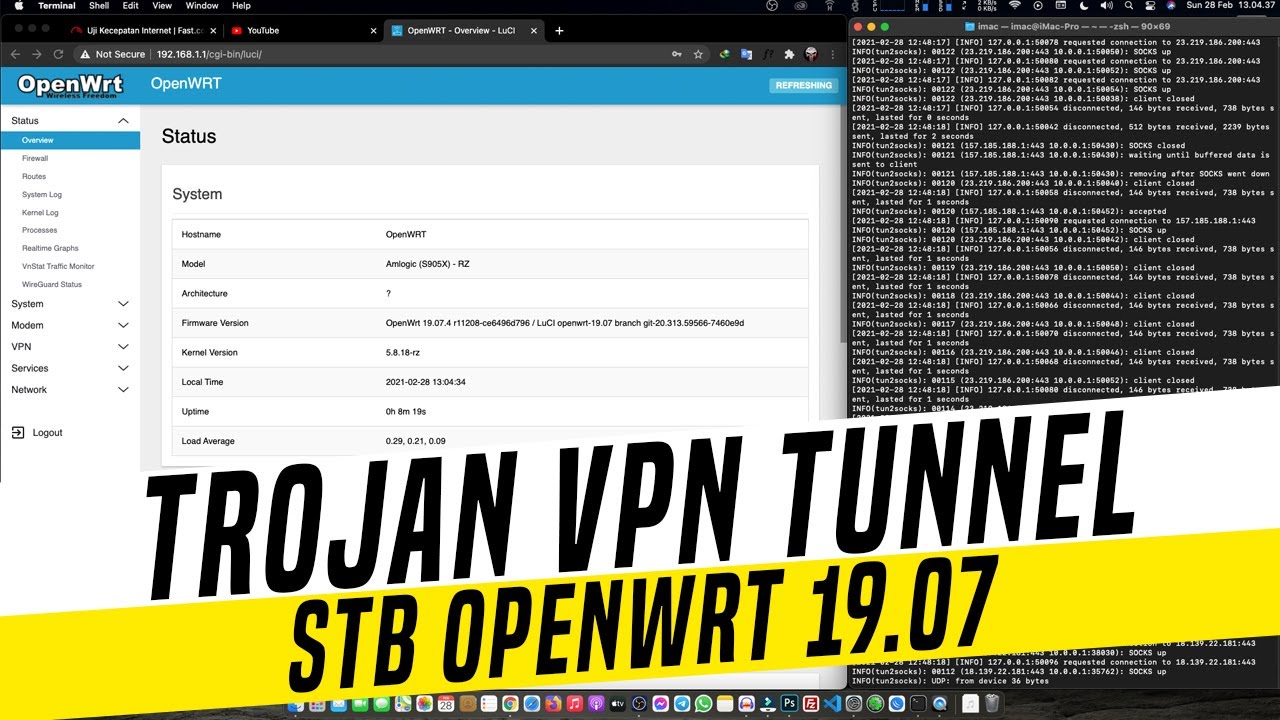STB OPENWRT - Firmware By Wegare Tutorial Cara menggunakan - YouTube
