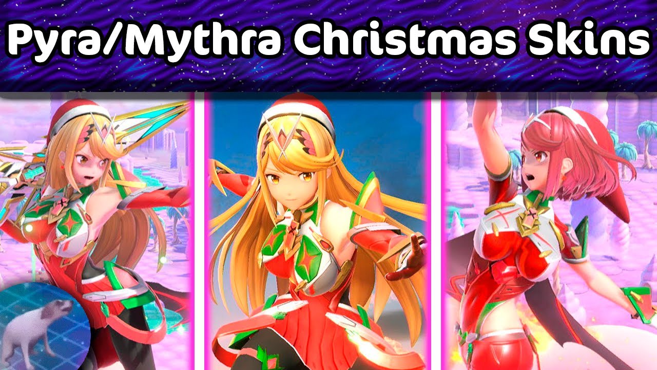 Pyra & Mythra Christmas Skins【Smash Bros. Ultimate Mods】 - YouTube
