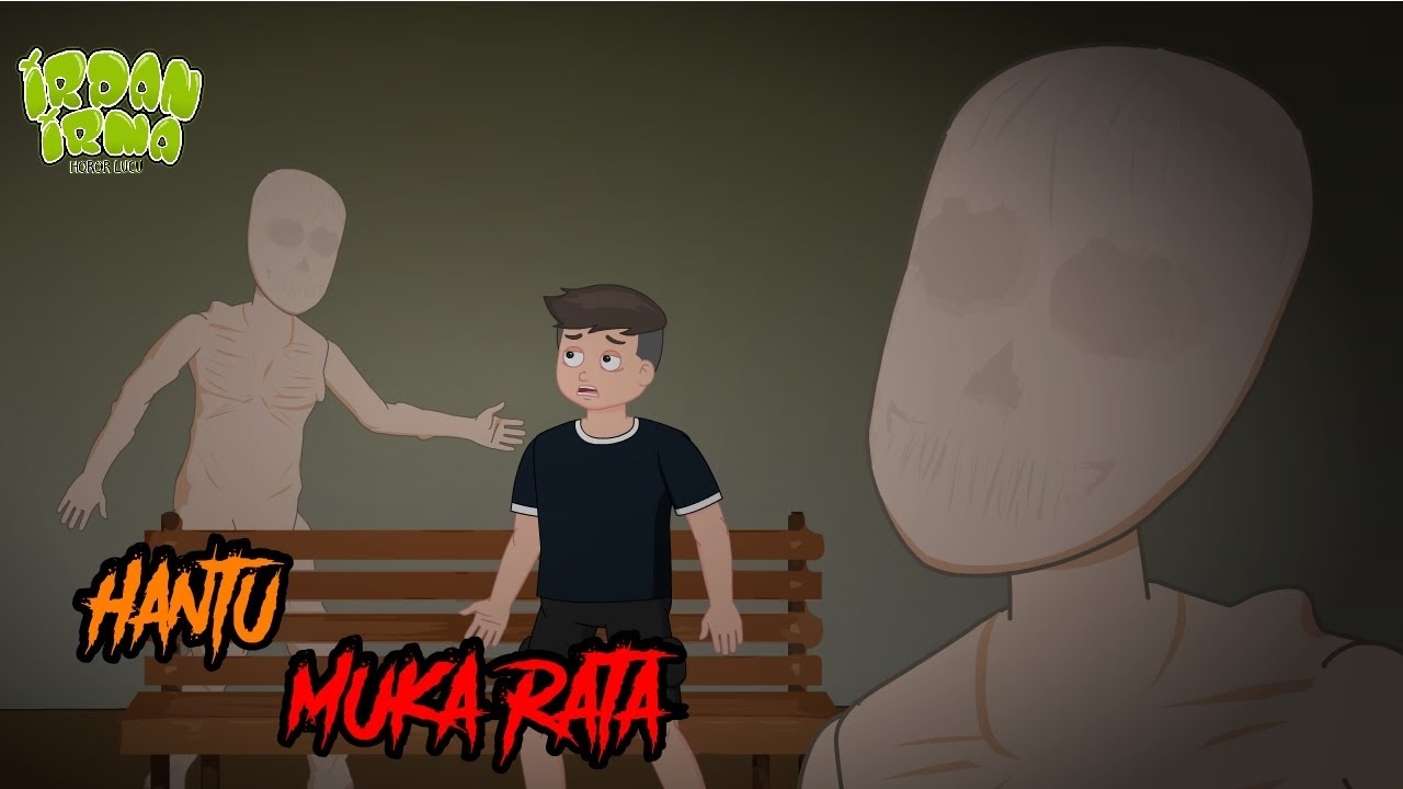 Di Taman Penampakan Hantu Muka Rata - Komedi Horor Irpan dan Irma - YouTube
