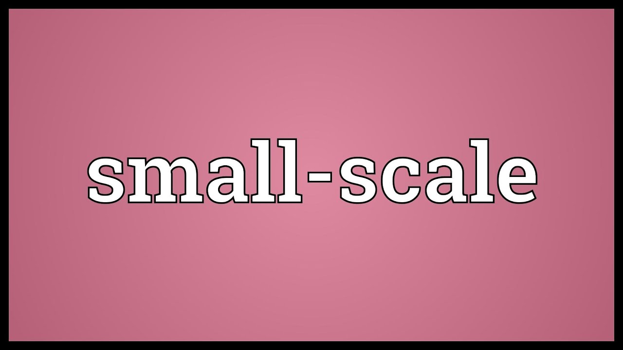 Small-scale Meaning - YouTube