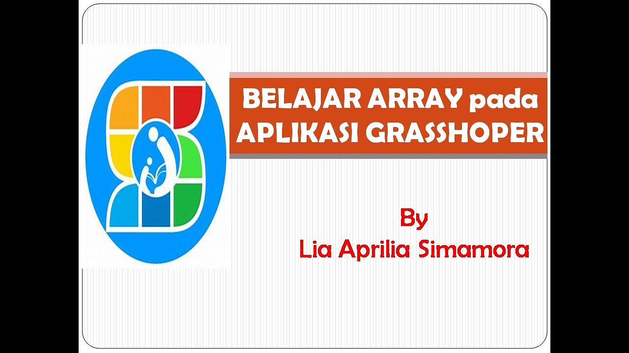 Belajar Array Pada Aplikasi Grasshopper Youtube 7613