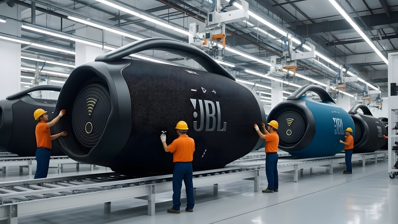 Inside the JBL Speaker Factory | How the JBL Boombox Bluetooth Speaker ...