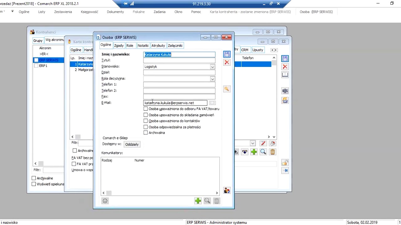 Integracja systemu Comarch ERP XL z Microsoft Outlook - YouTube