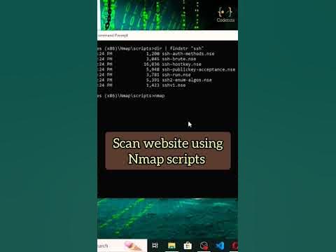 Nmap: scan website using NSE - YouTube