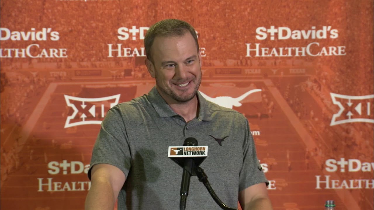 Tom Herman Press Conference [Sept. 2, 2019] - YouTube