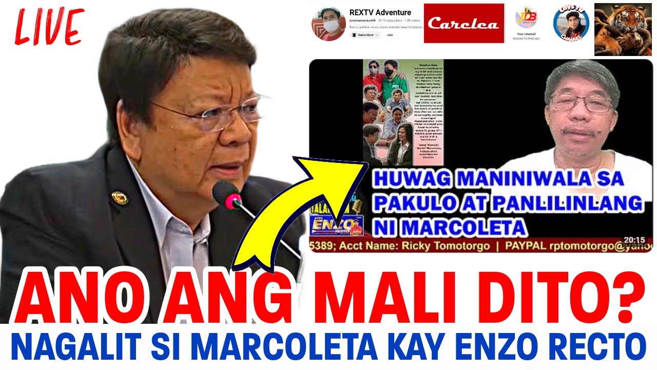 ITO PALA ANG CONTENT NI ENZO RECTO NA IKINAPIKON NI MARCOLETA - YouTube