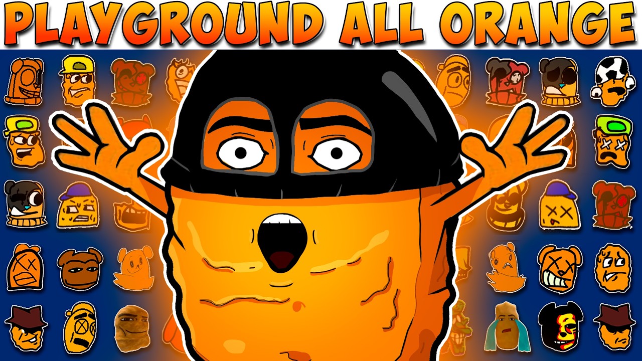 FNF Character Test | Gameplay VS My Playground | ALL Orange Test #8 ...