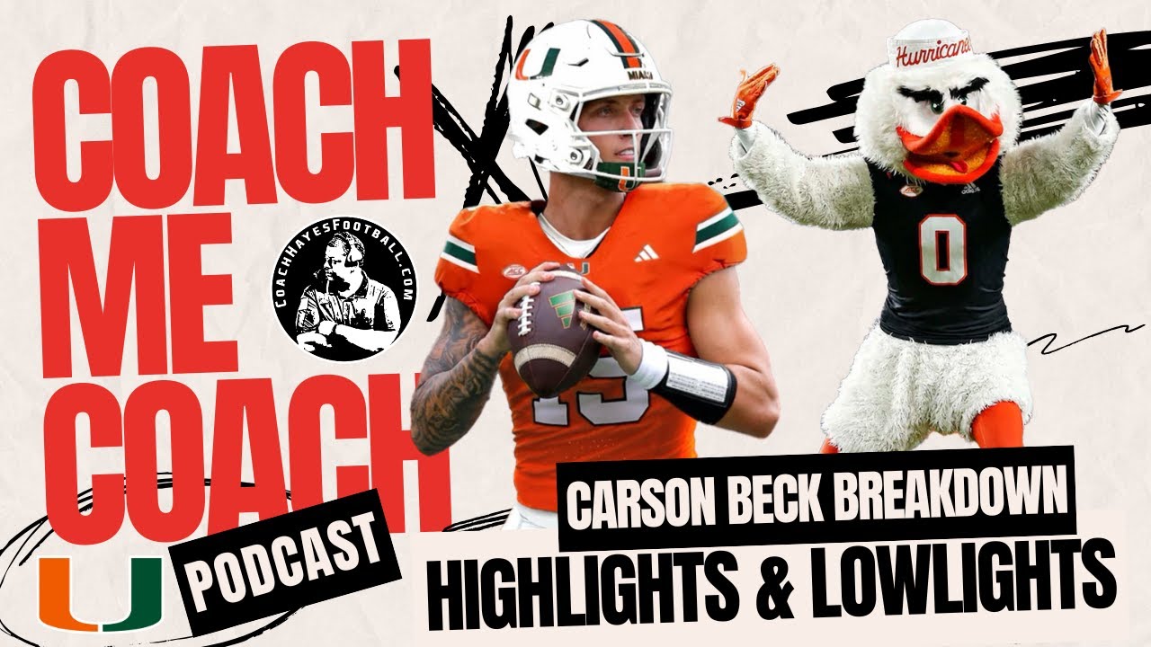 Carson Beck Film Review: Is he the ANSWER for the Canes? | Highlights ...