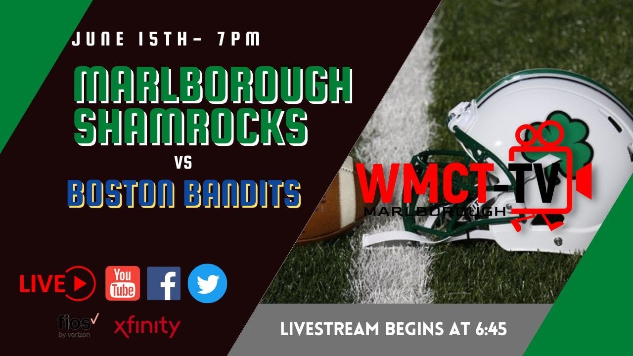 LIVE - Marlborough Shamrocks vs Boston Bandits - YouTube