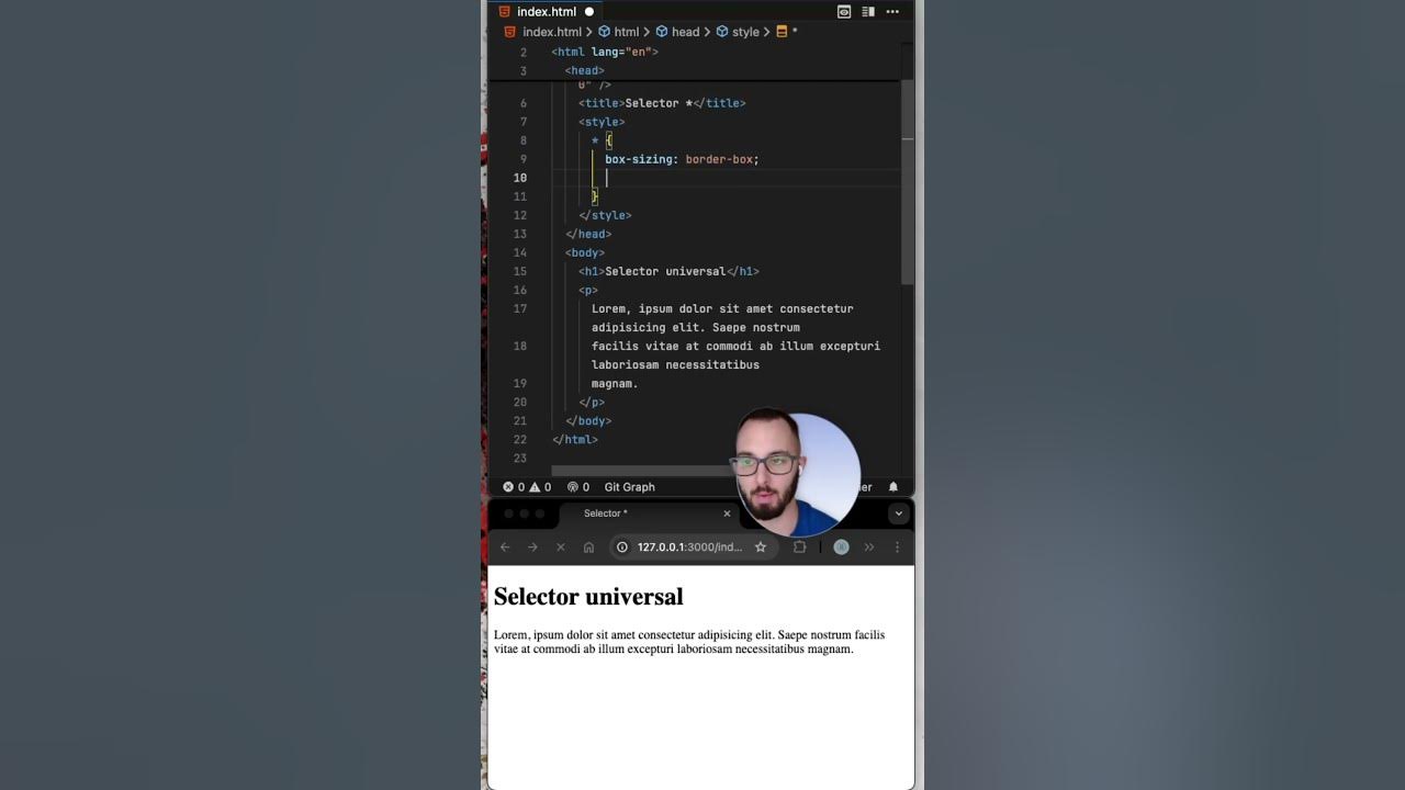No Uses Así El Selector Universal De Css Css Bootcamp Programming Desarrollofrontend Youtube