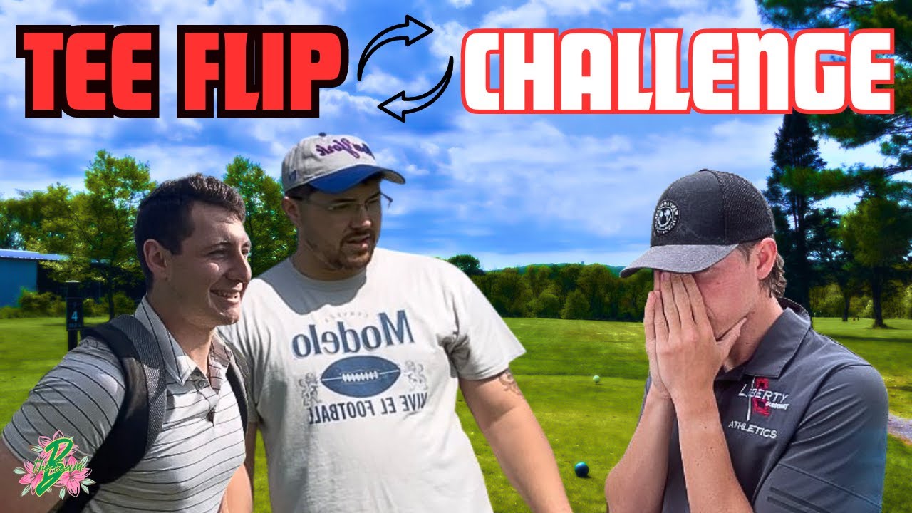 Tee Flip Golf Challenge Causes Chaos! - YouTube