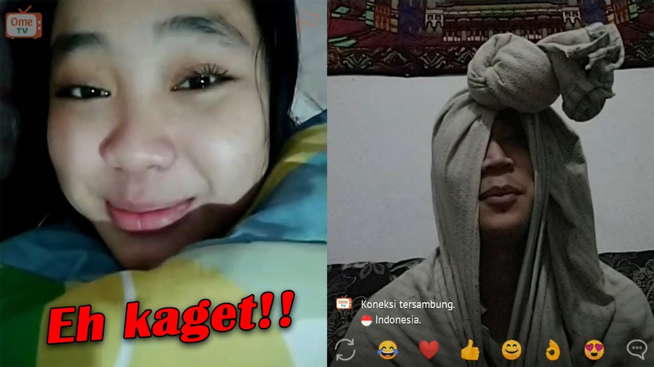 Prank Pocong Malah Ketemu Cewek Cantik dan Pahlawan Bertopeng - OmeTV Indonesia - YouTube