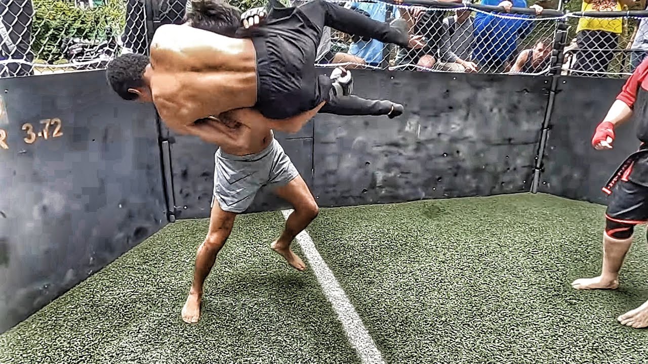 He puts his boxing up against a wrestler... you won't believe it! - YouTube