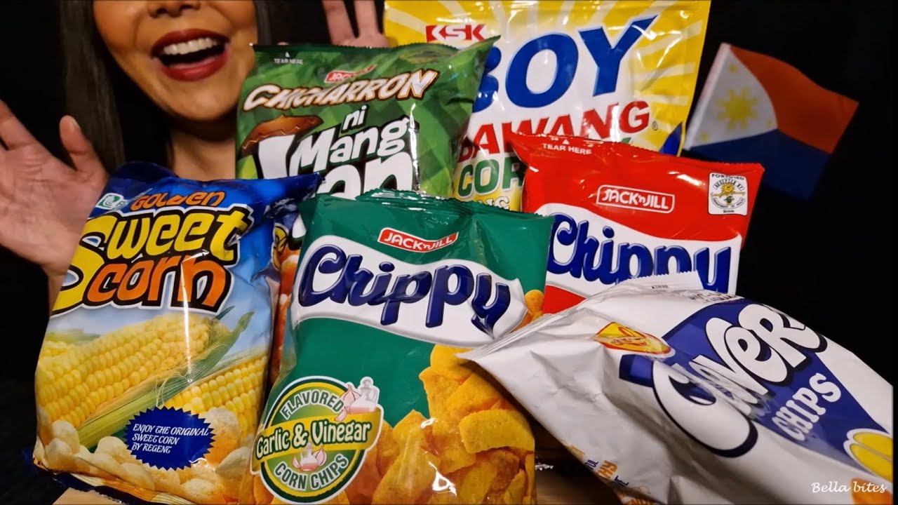 ASMR Mukbang | Iconic Filipino Snacks 🇵🇭 🏝️🌺 - YouTube