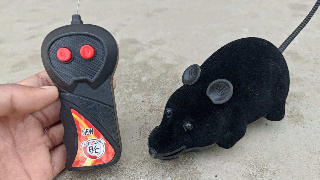 Remote Control Mock Fake Rat Mouse Mice RC Toy Prank Joke Scary Funny ...