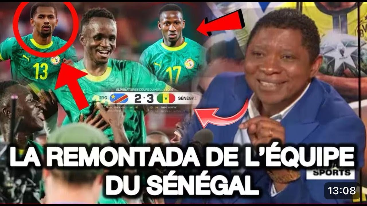 "INCROYABLE REMONTADA DU SÉNÉGAL - YouTube
