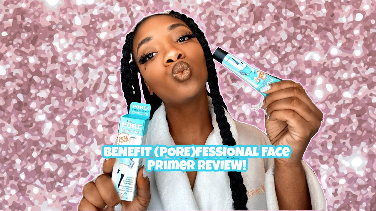 BENEFIT POREFESSIONAL FACE PRIMER REVIEW! 8 HOUR WEAR - YouTube