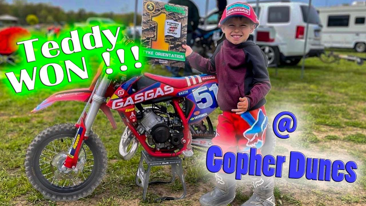 Teddy won TVR race at Gopher Dunes - YouTube