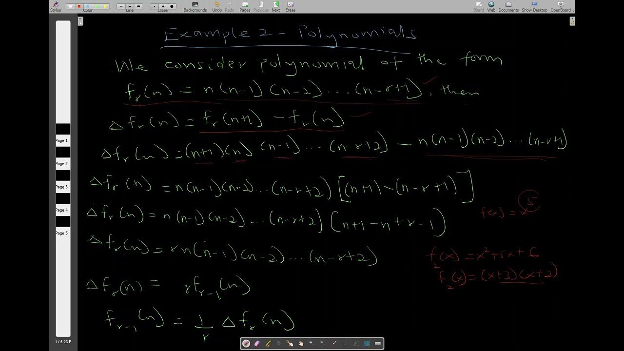 Recurrence Relation: Polynomials | Lesson 3 - YouTube