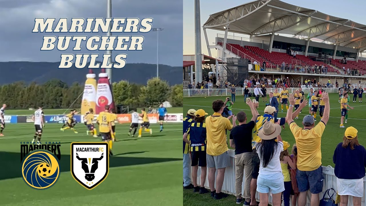 Mariners BUTCHER Bulls in Mudgee | Around The Grounds - YouTube