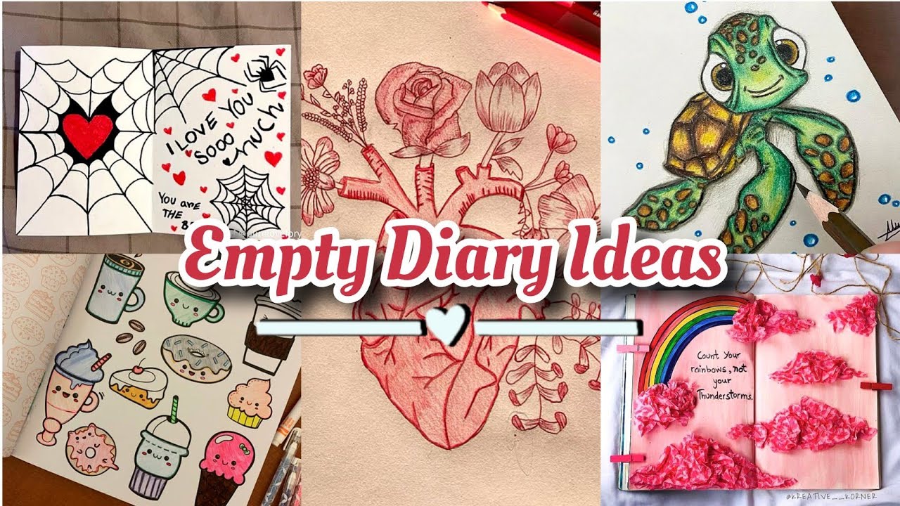 65+ Must Try Empty Notebook Ideas😻🤍 | @aestheticgul - YouTube