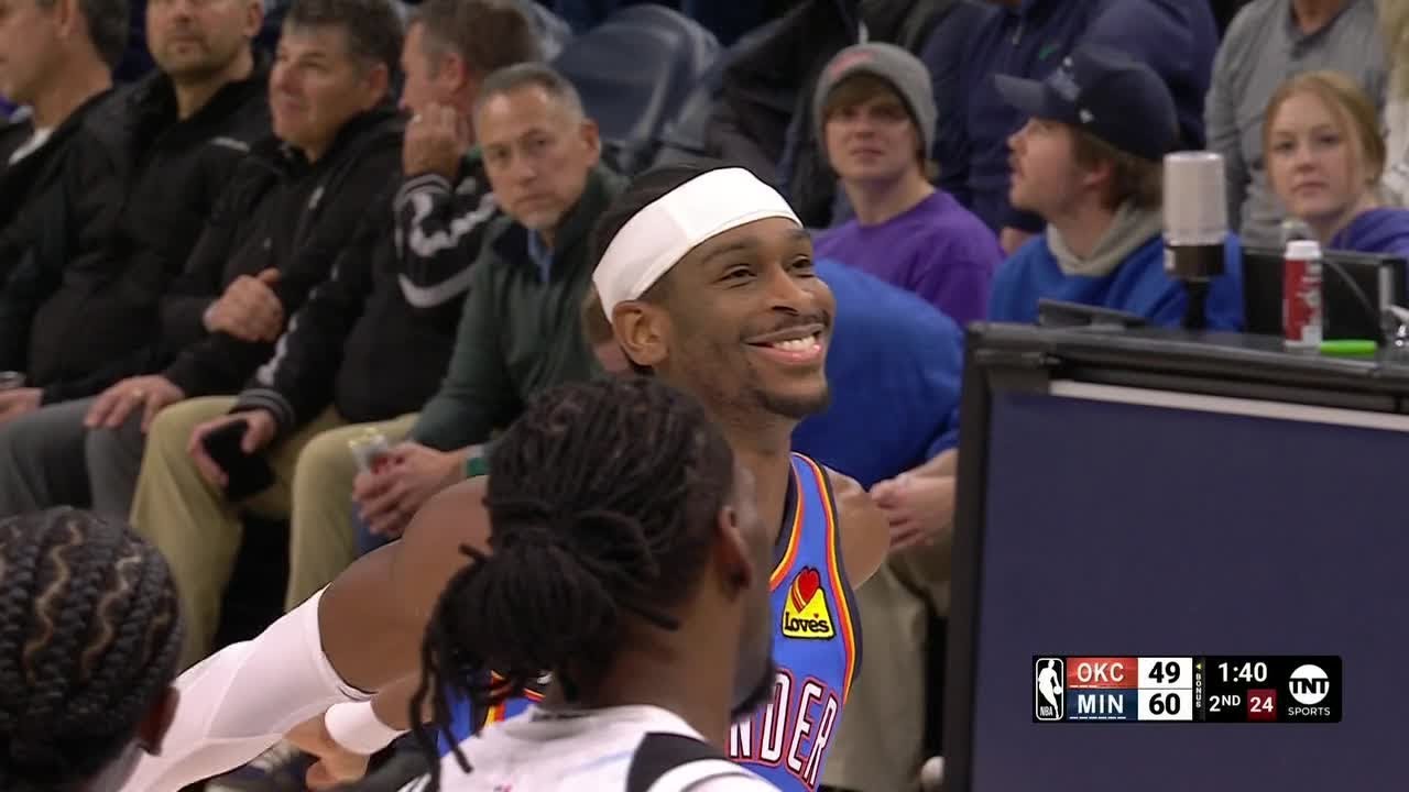 Shai Gilgeous-Alexander smiles as 'free throw merchant' chants erupt ...