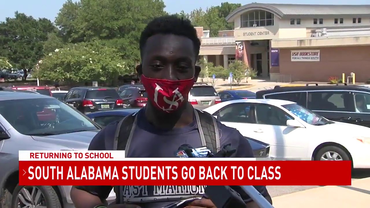 University of South Alabama students return to classes on campus - NBC ...