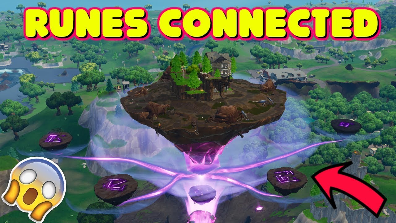 RUNES ARE NOW CONNECTED TO THE CUBE IN FORTNITE - YouTube