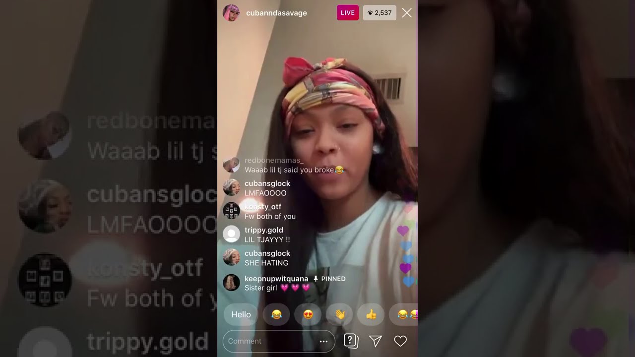 Cuban Doll IG Live!!! 4/2/2020 - YouTube
