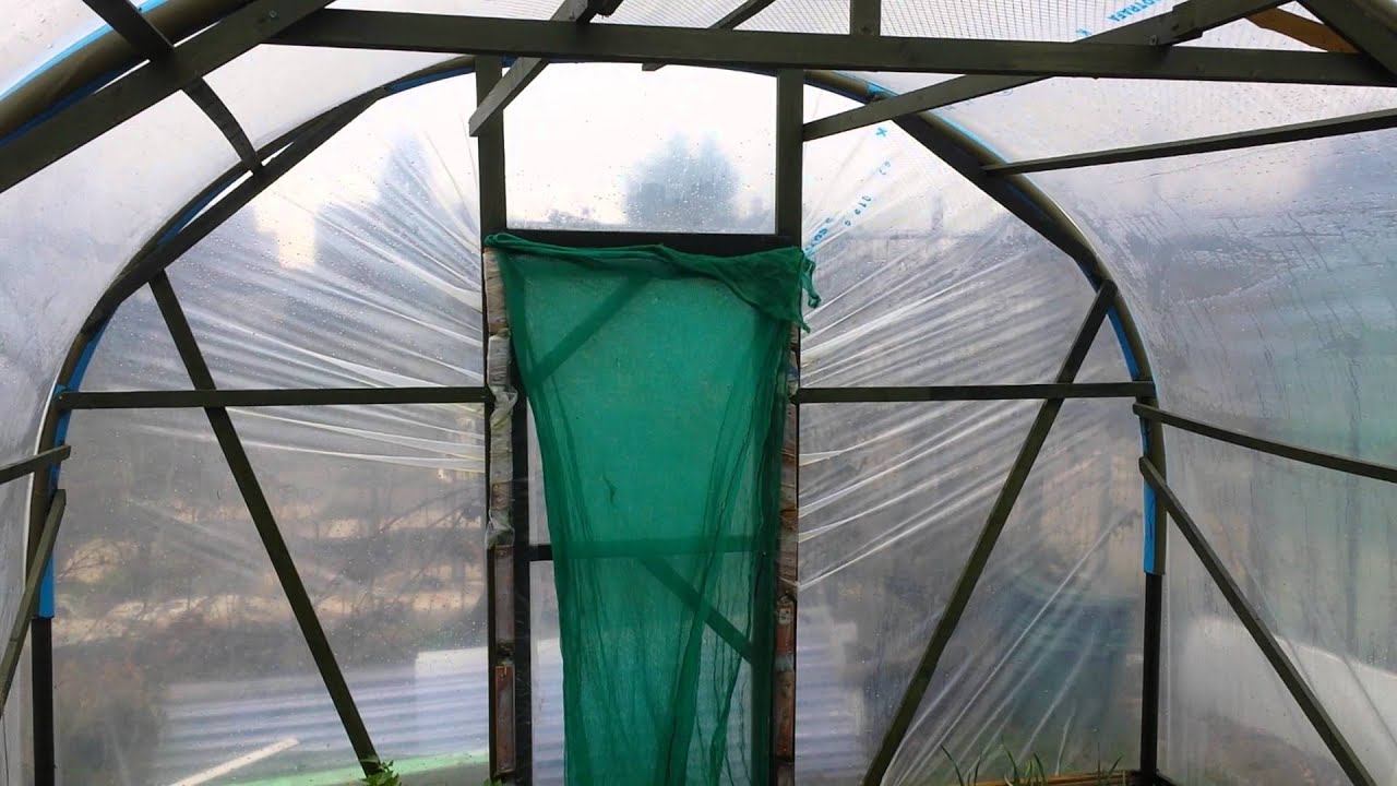 2) Polytunnel: Washing the Plastic - YouTube