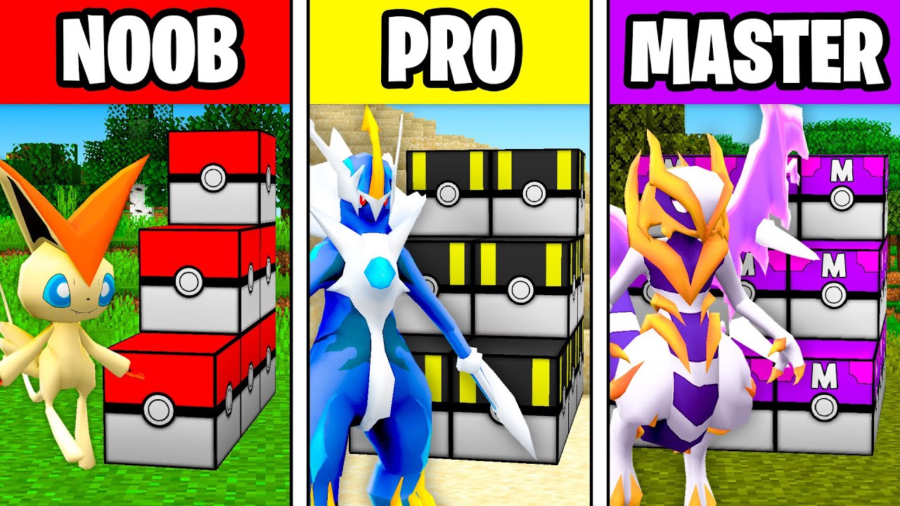 Escada FUSÃO Lucky Pixelmon de NOOB a PRO no Minecraft Pixelmon! - YouTube