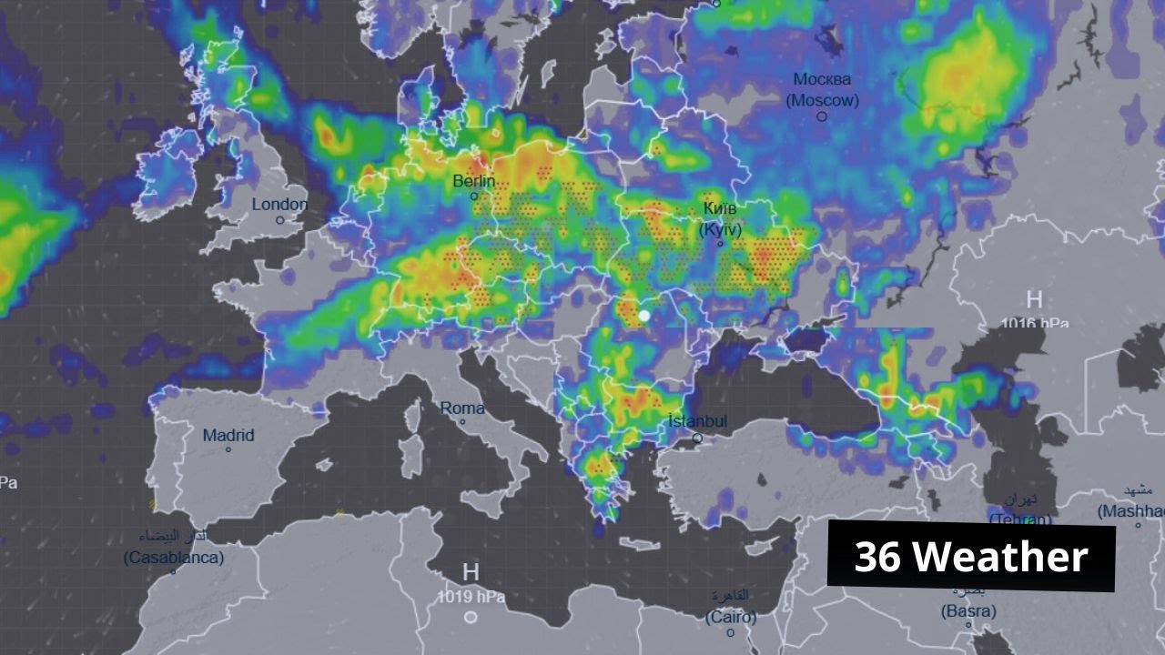 Europe Weather | June 20 , 2025 , ECMWF Model , Precipitation ( Rain ...