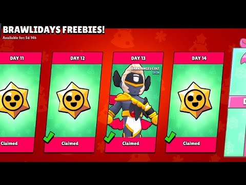 All 2023 Brawlidays free gifts - FREE BRAWLER AND SKIN 🤩 | BRAWL STARS ...