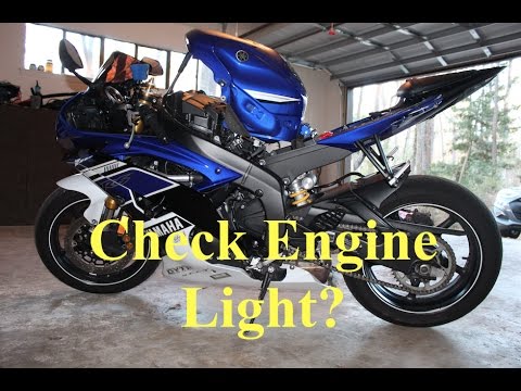 Yamaha R6 | Check Engine Light | Bike Problems | Motovlog - YouTube