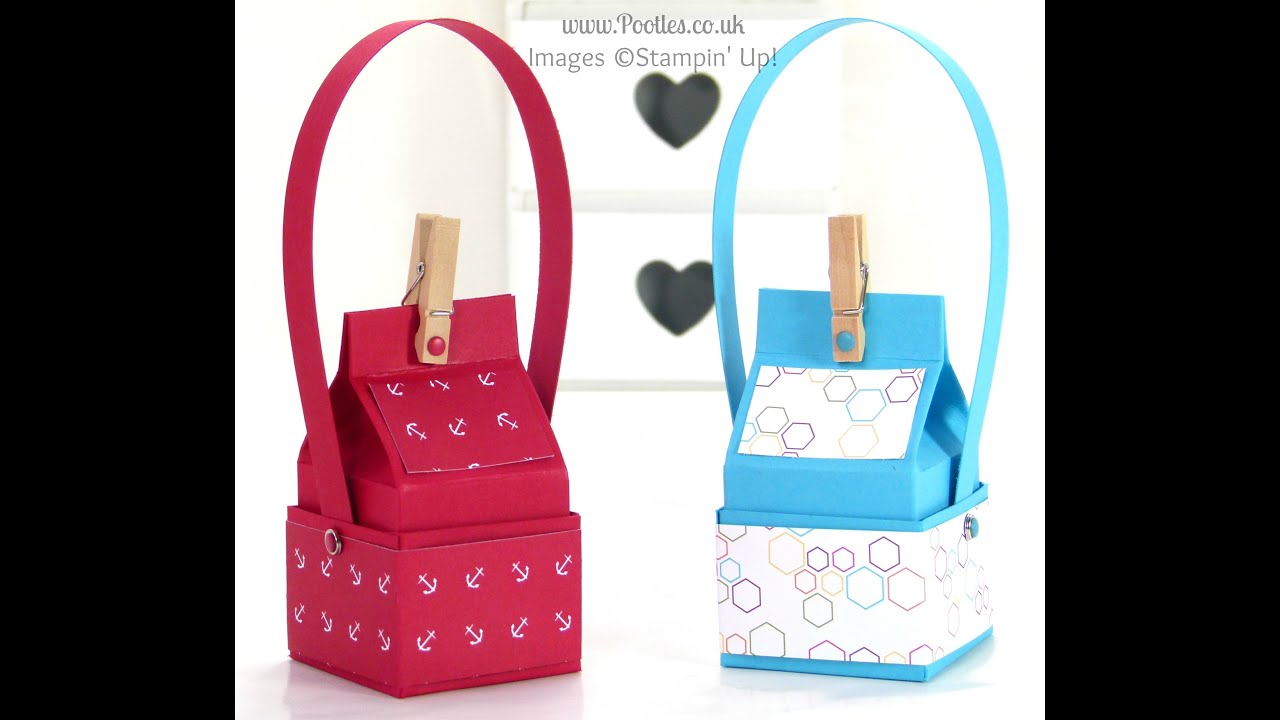 Mini Milk Carton Plus Holder Tutorial - YouTube