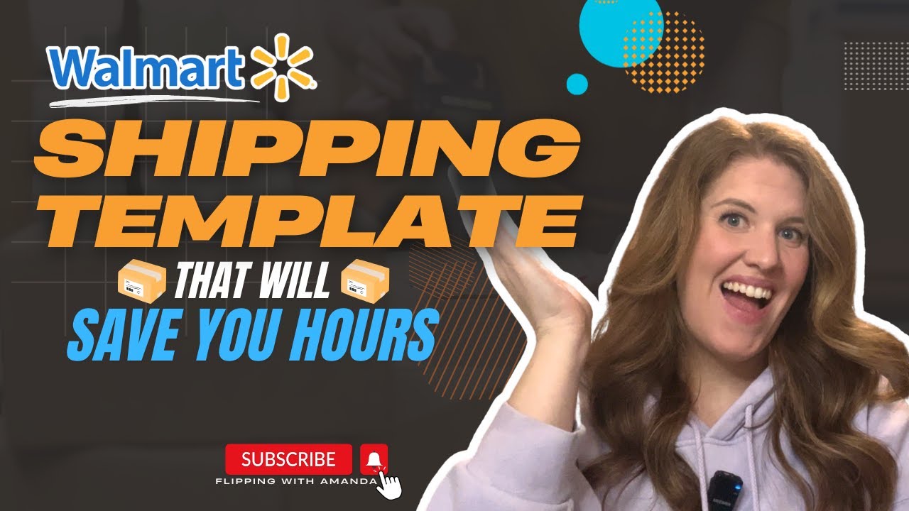How I Set Up My Walmart Shipping in Minutes | FlippingWithAmanda - YouTube