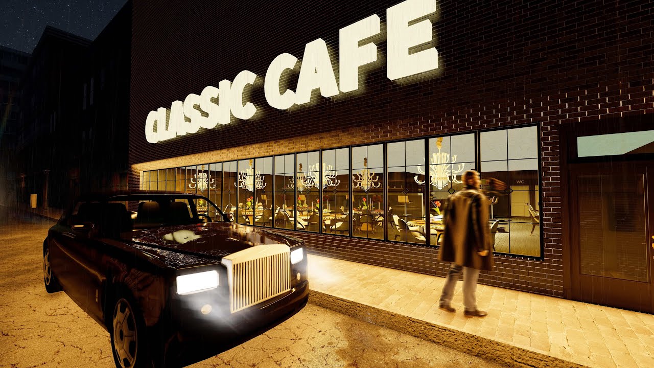 classic café - Cinematic Rendering - YouTube