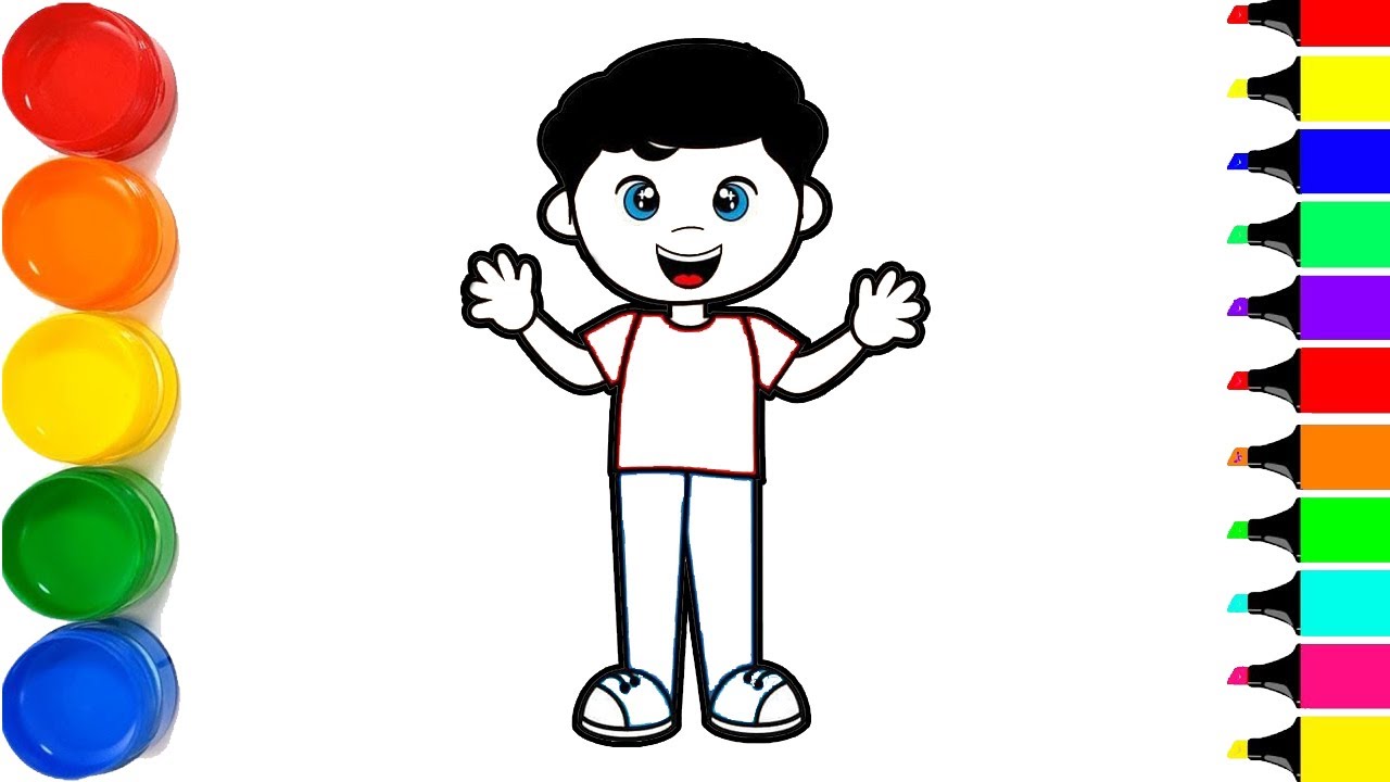 How to draw a Boy || Boy drawing - YouTube