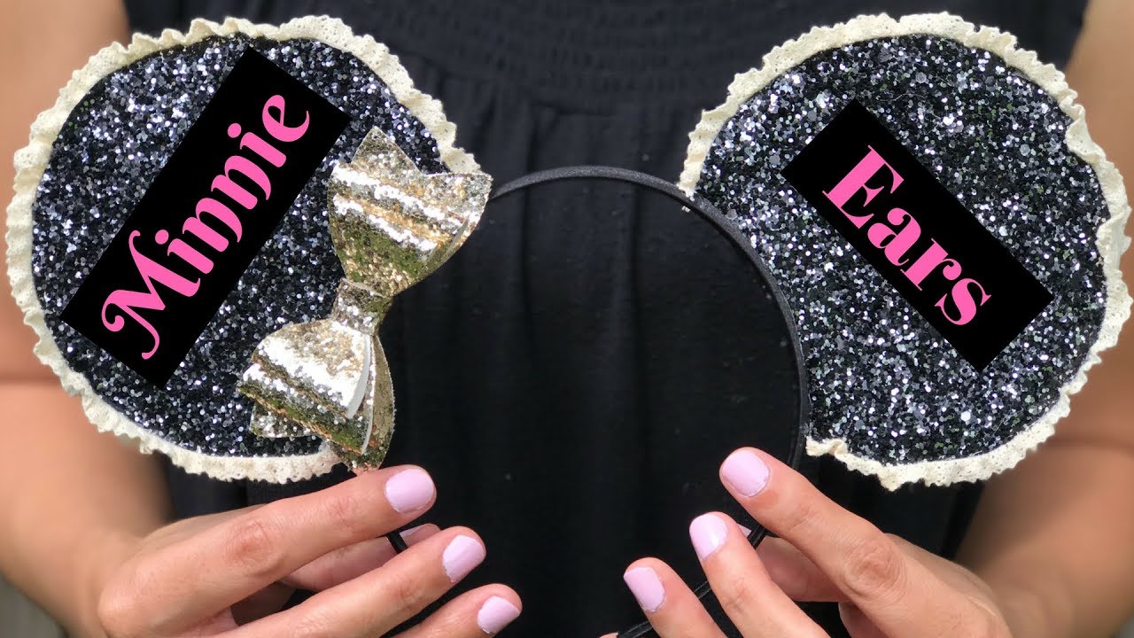 How To Make Minnie Mouse Ears With Faux Leather No Sew YouTube How To Make Minnie Mouse Ears With Faux Leather No Sew YouTube