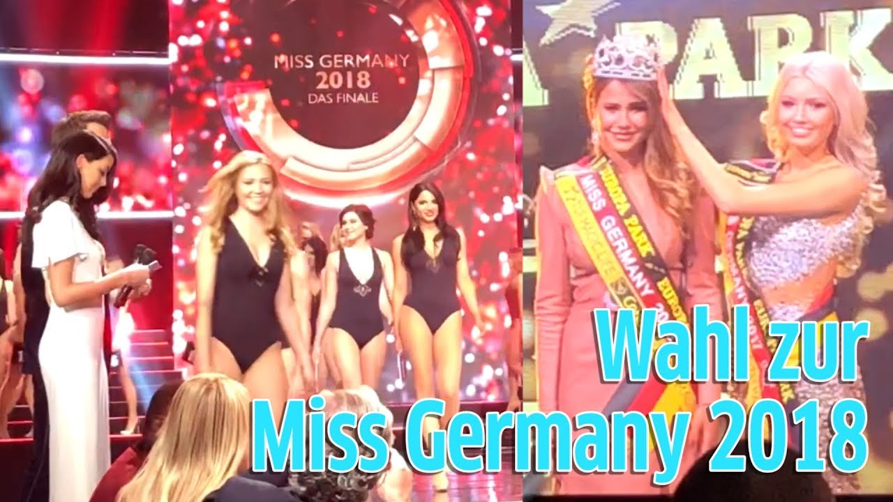 Miss Germany 2018 Wahl im Europa Park: Anahita Rehbein Miss Baden ...
