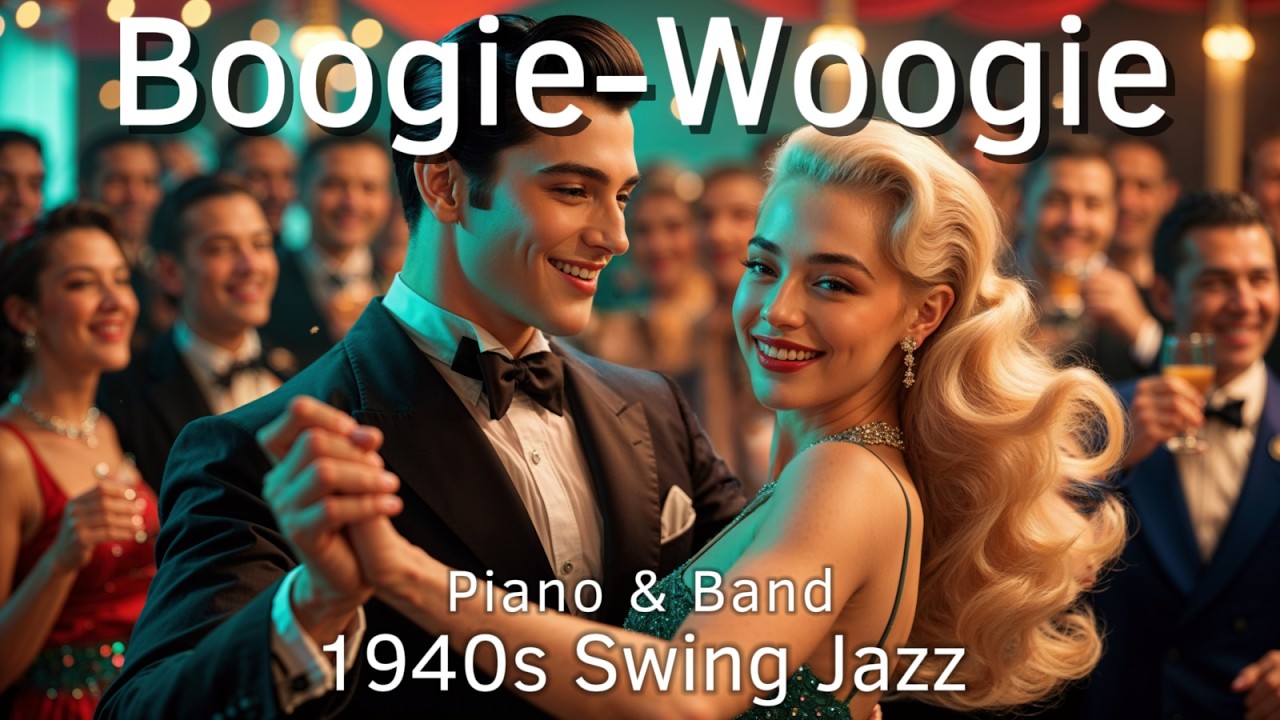 Boogie-Woogie 1940s Swing JazzⅠ [Piano_centric, with Big Band] Saturday ...