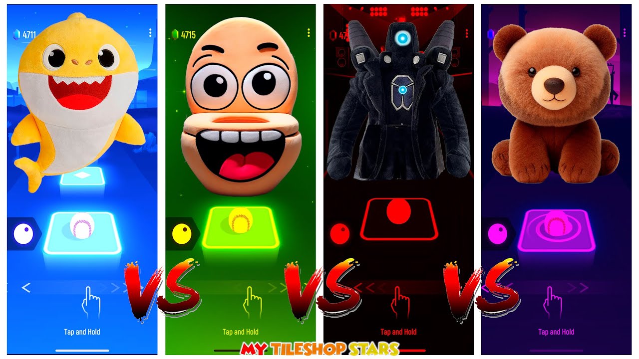 Baby Shark & Skibidi Toilet & CameraMan Music & Grizzy and the Lemmings ...