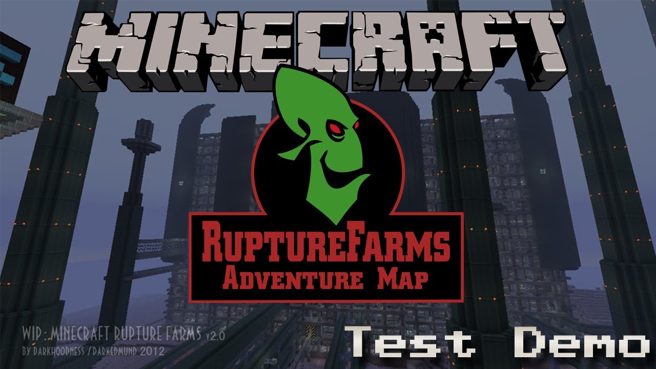 Minecraft - Rupture Farms Adventure Map (Test Demo) - YouTube