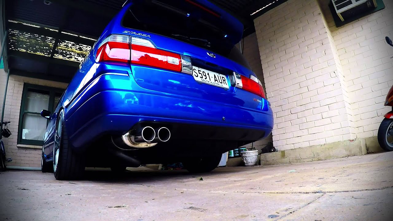 Nissan Stagea C34 RSFour RB25det Neo Twin Varex - YouTube